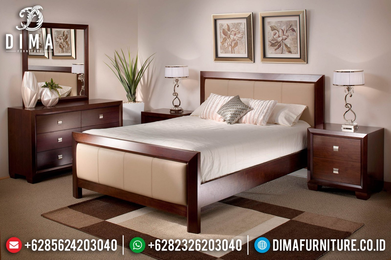 Kamar Set Tempat Tidur Jepara Minimalis Terbaru 2019 DF-0897