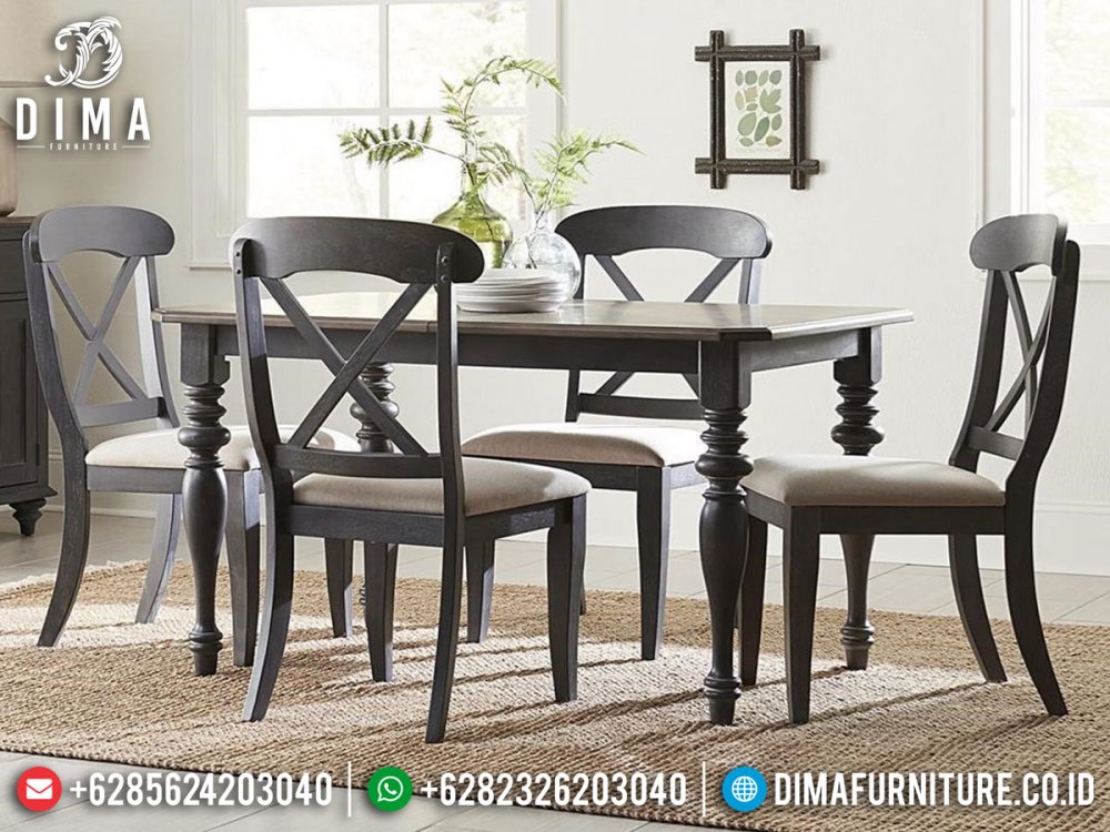 Set Meja Makan Minimalis Simple Dining Room Concept New Furniture ...