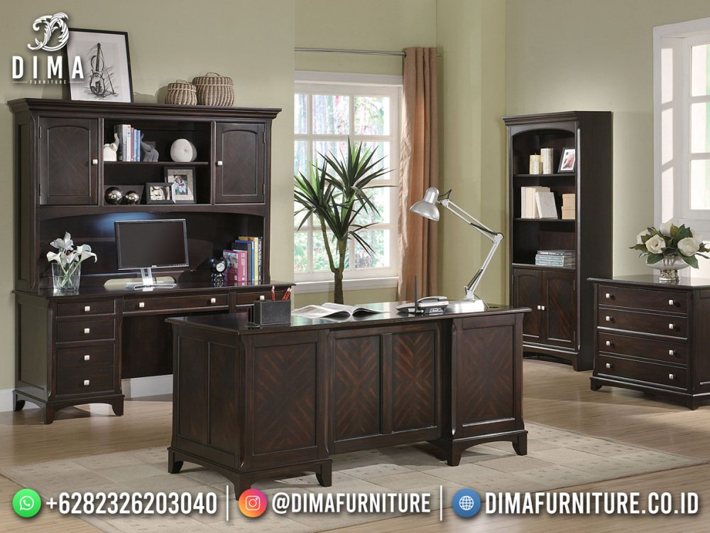 Jual Meja Kantor Terbaru Minimalis Jepara Elegant Colour With Simple ...